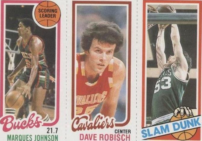 1980-81 Topps - Marques Johnson, Dave Robisch, Rick Robey #254-57-143 ...