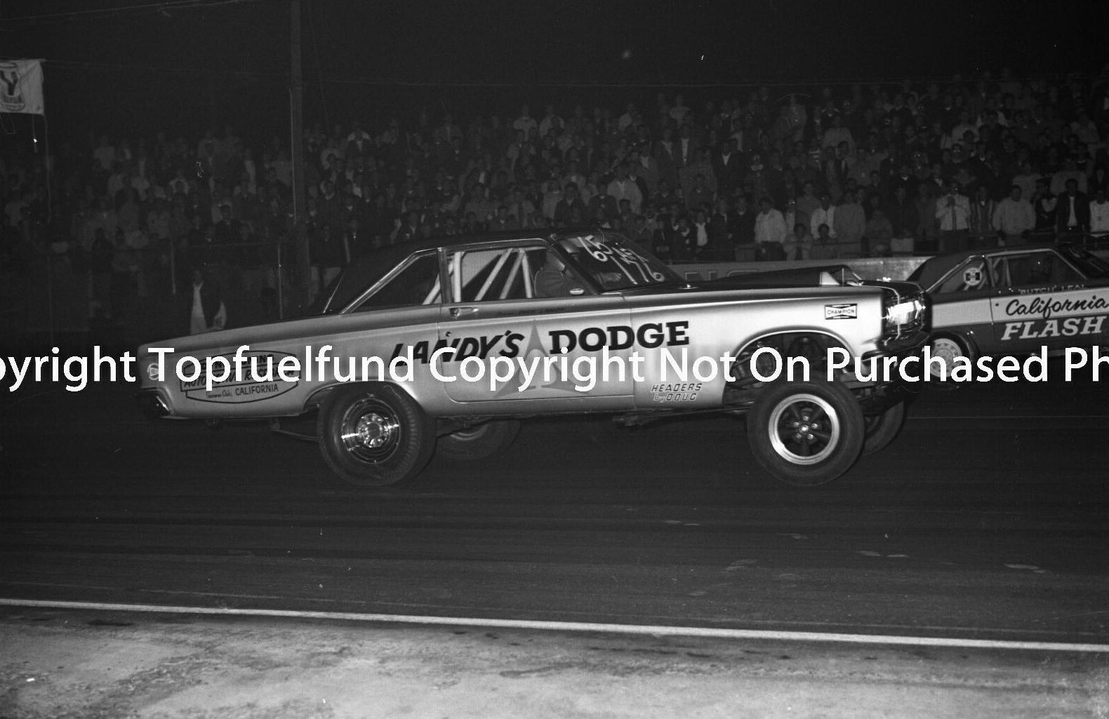 Dick Landy Landy's Dodge Lions vs California Flash 8x12 NHRA Pro Stock ...