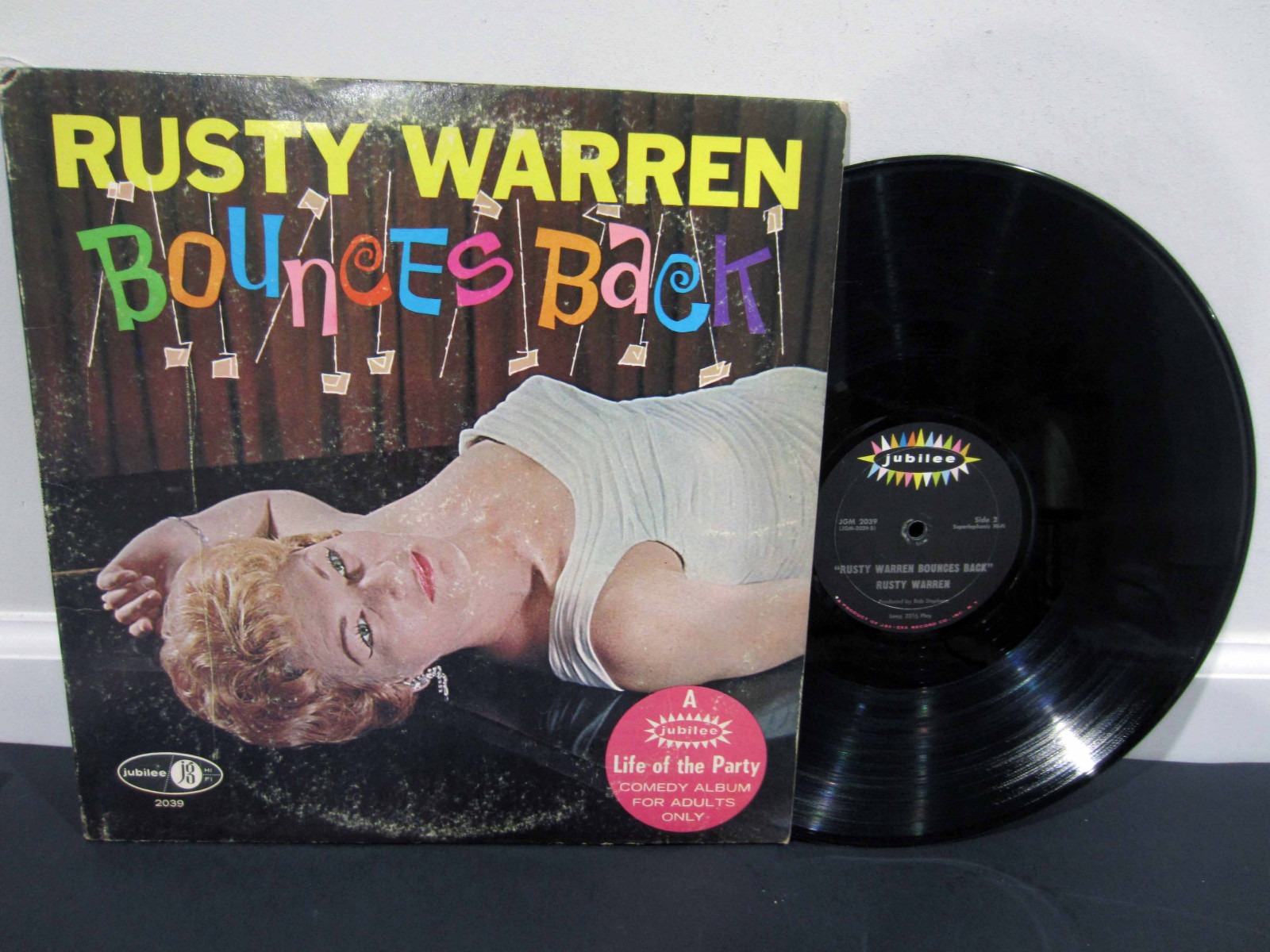RUSTY WARREN Bounce Back Adult Comedy 12" Vinyl Record Album LP ...