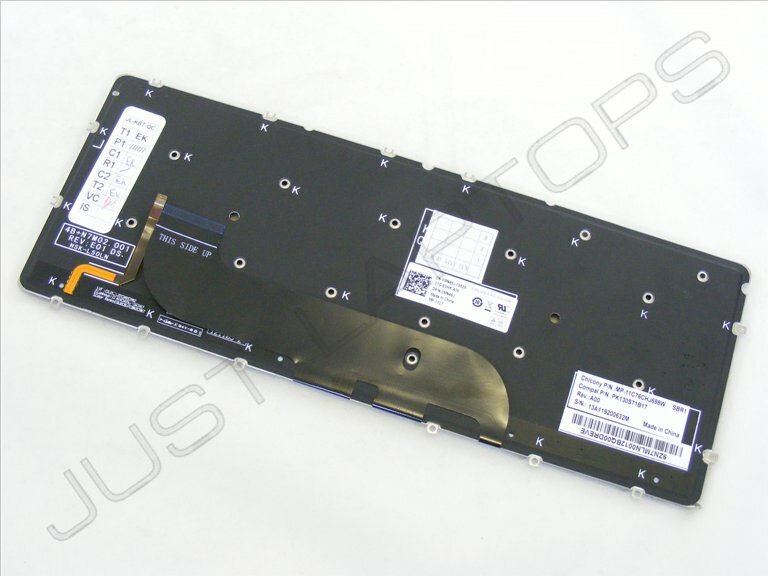 Genuine Original Dell XPS 12 13 Swiss Suisse Backlit Keyboard Win 8 Key ...