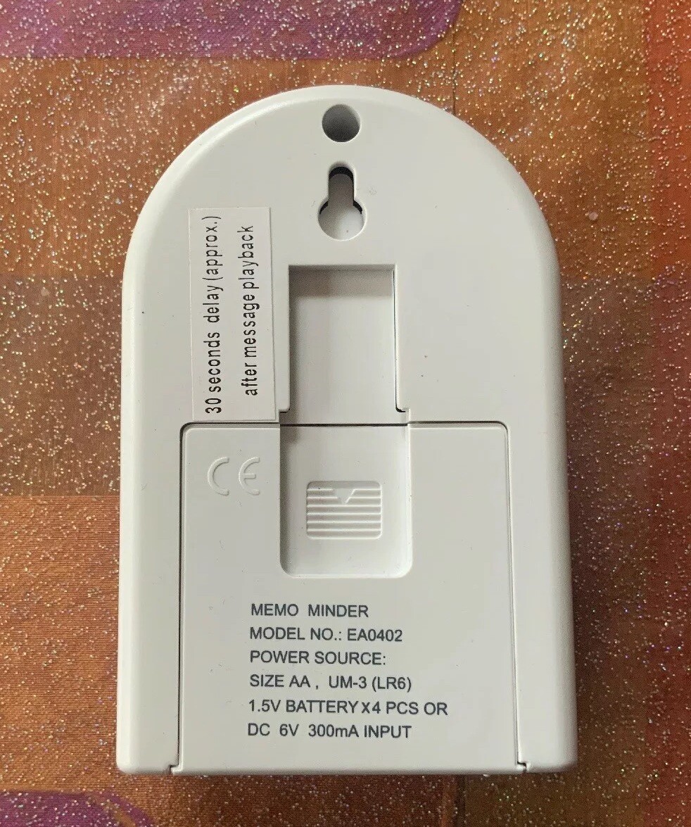 Memo Minder Reminder Aid, By Solon Security- Motion Sensing & Activated ...