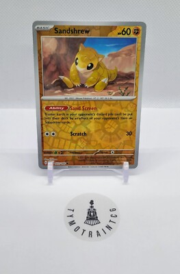 Pokémon - Sandshrew - Scarlet & Violet-151 - 027/165 Reverse Holo | eBay