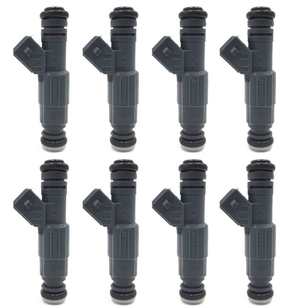 For BMW E39 E53 535i 3.5L 4.4L 8Pcs Fuel Injector 0280155823 1707843 | eBay