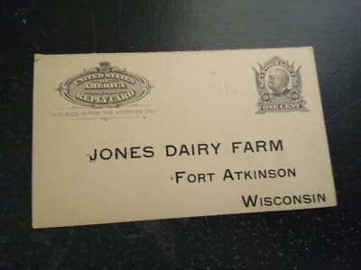 Jones Dairy Farm Fort Atkinson Wisconsin Vintage Postcard | eBay