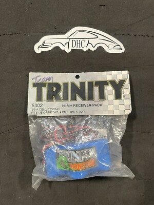 Trinity Vintage RC Car Part # 5302 NiMH 5cell Receiver Battery 1200mah ...