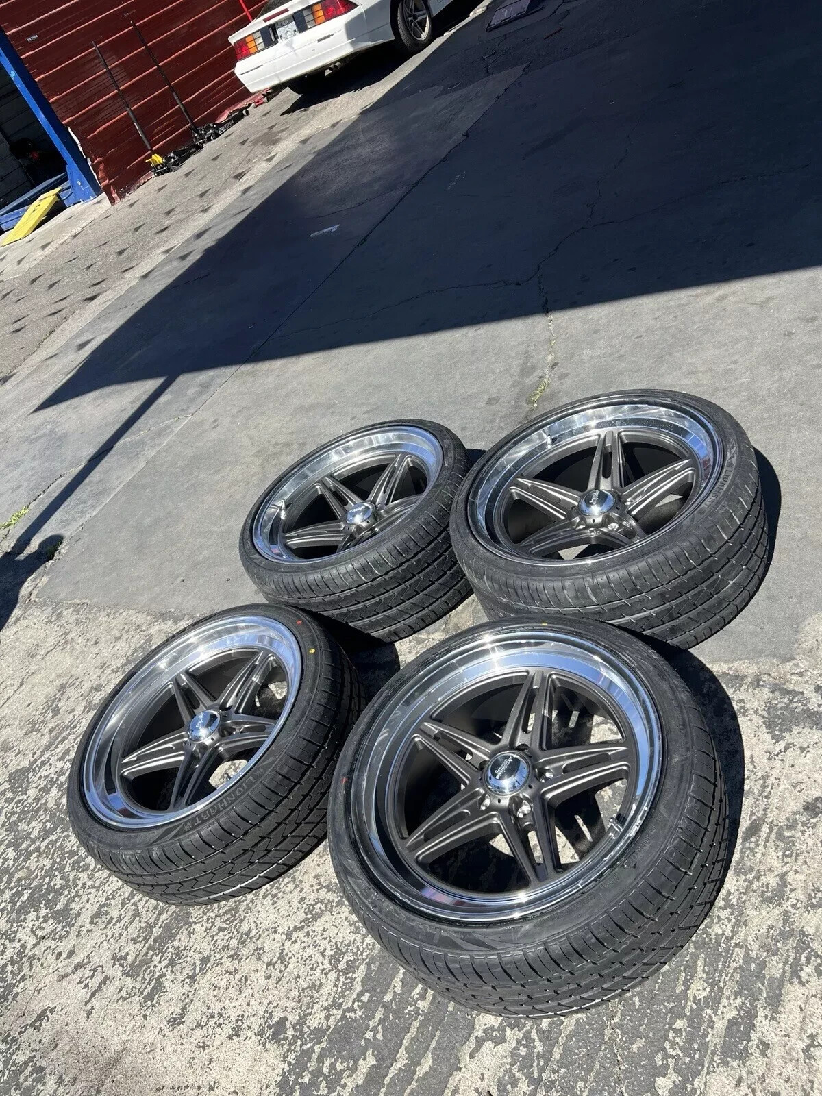 20x8.5 20x10 AMERICAN RACING VN514 GROOVE WHEELS RIM TIRES CAMARO ...