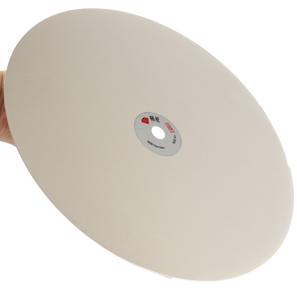 12" inch Diamond Grinding Disc Grit 46-2000 Flat Lap Disk Abrasive ...