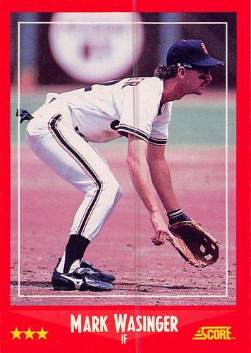 Mark Wasinger 1988 Score 283 San Francisco Giants Rookie Baseball Card ...