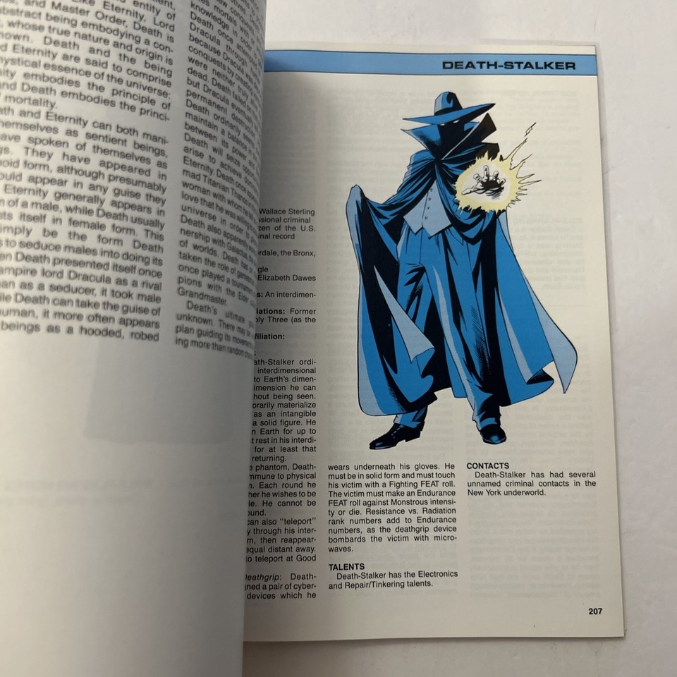 TSR Marvel Super Gamer's Handbook of the Marvel Universe #1 ...