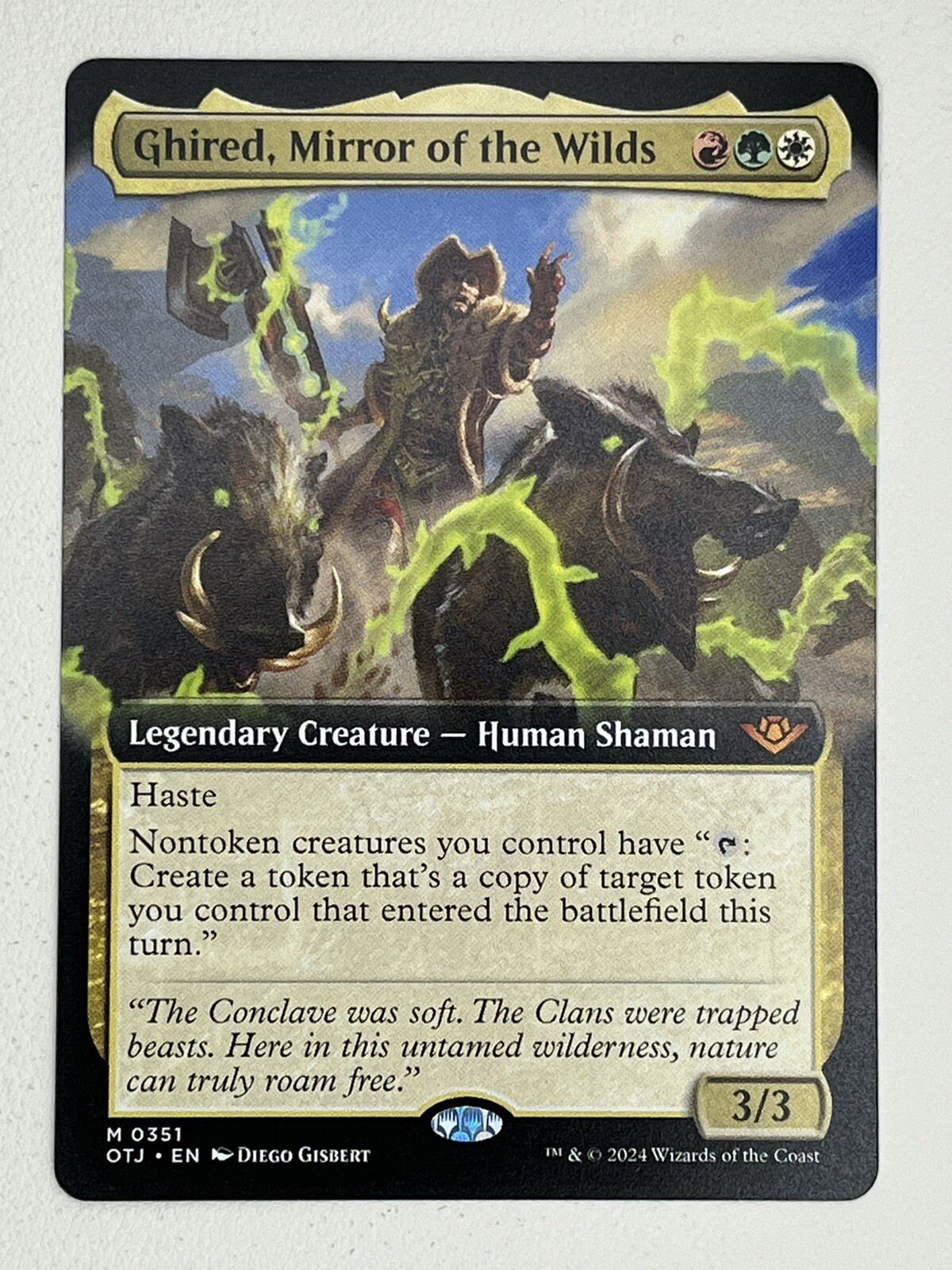 Ghired, Mirror of the Wilds (Extended Art) 0351 - Outlaws of Thunder ...