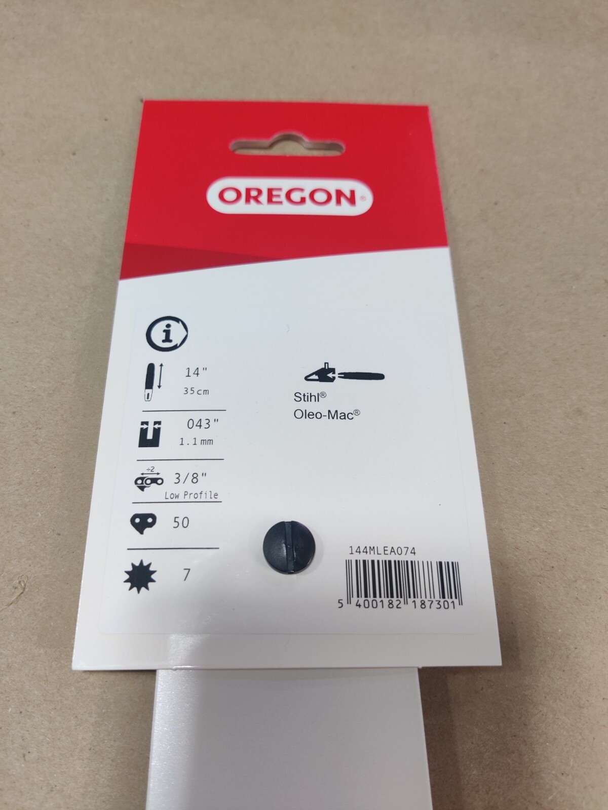 14" Bar & Chain fits Stihl MS170 MS193 MS192 MS180 MS194T MS200T 3/8LP ...