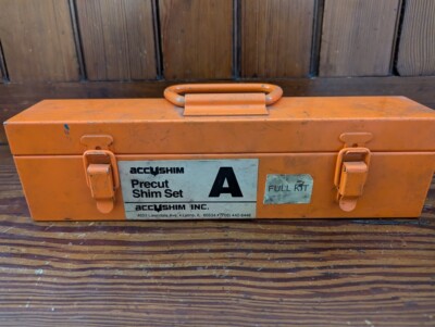 Accushim Precut Shim Set in Metal Box size A | eBay