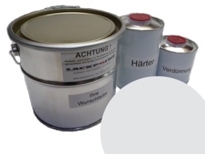 7 Liter Set 2K Car Paint Suitable for Mercedes 149 Polar White No Clear ...