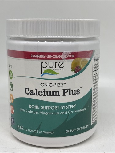 Pure Essence, Ionic-Fizz Calcium Plus, Raspberry Lemonade, 14.82 oz ...