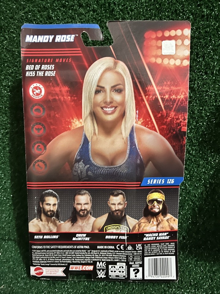 Mattel WWE Basic Series 126 Blue MANDY ROSE Wrestling Figure 2021 | eBay