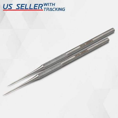 2 Pcs Dental Root Tip Pick Straight Dental Instruments Good Quality | eBay