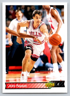 #137 John Paxson Chicago Bulls sports Upper Deck 1992 | eBay