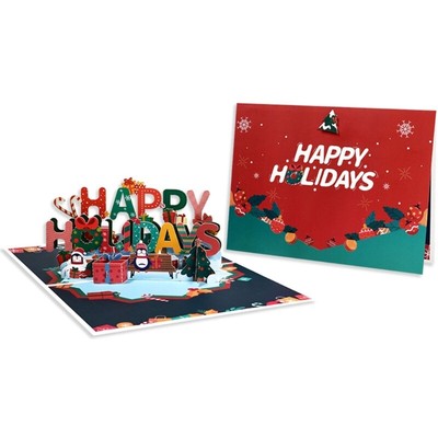 Christmas Gift 3D Card with Envelope Decorative 3D Card for Special ...
