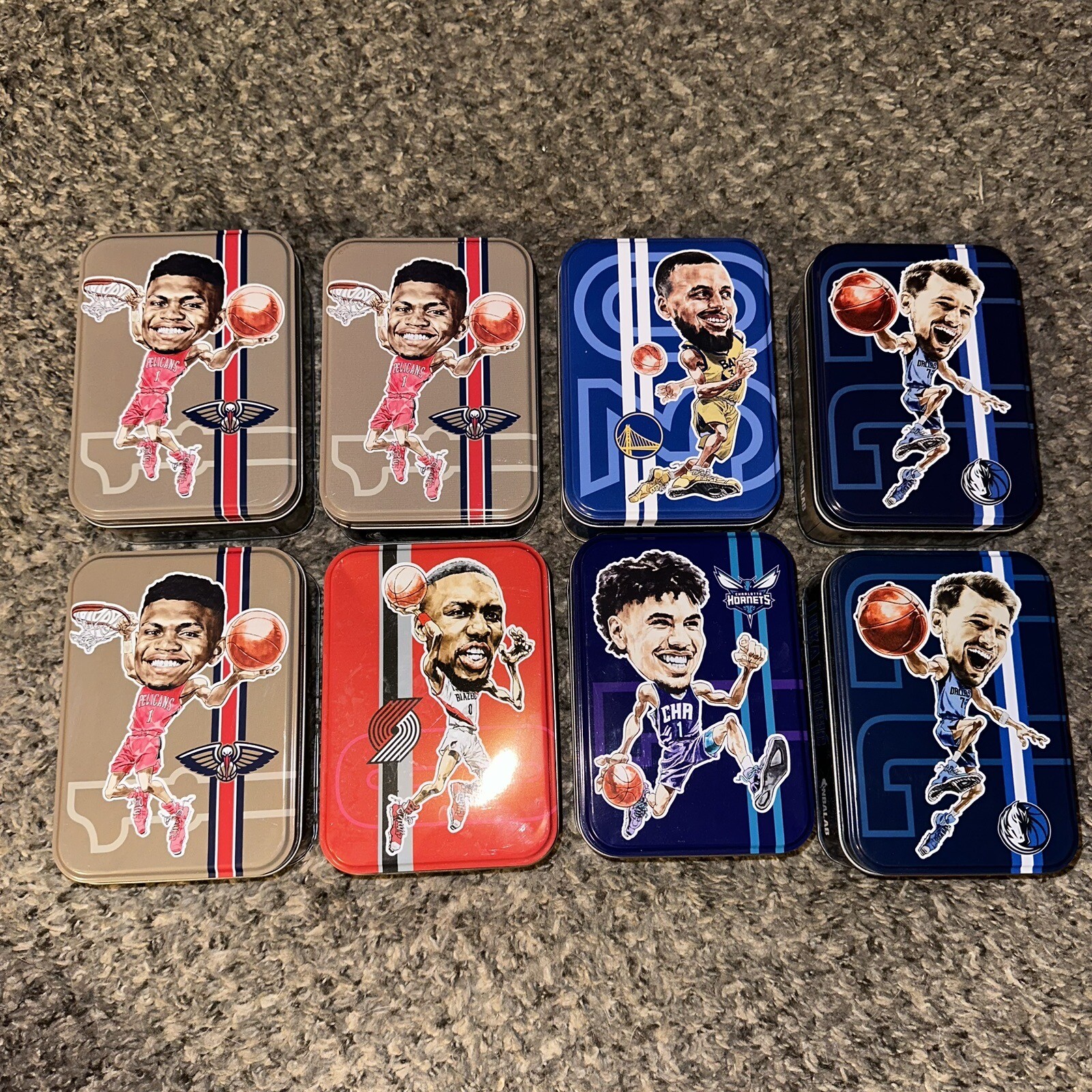 Lot of 8 2021-2022 NBA Lab Optic Mystery Tins / Empty / | eBay