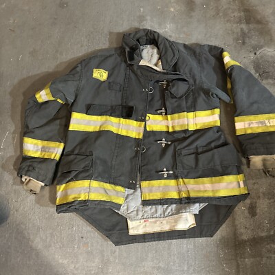 Morning Pride Bunker Jacket Turnout Gear Size 48 Old FDNY Style | eBay