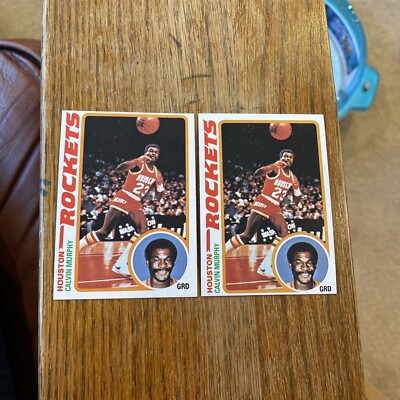(2) 1978-79 Topps #13 Calvin Murphy - Houston Rockets NM/MT+ Pack Fresh ...