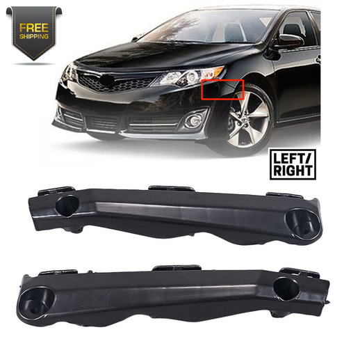 For 2012-2014 Toyota Camry Front Bumper Bracket Support Retainer Pair ...