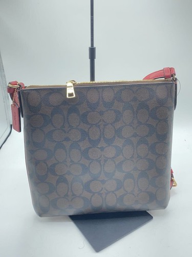 COACH Shoulder Bag BRW Allover Pattern L2039-C1554 | eBay