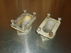 2) Offenhauser 2-Barrel to 1-Barrel Carburetor Aluminum Spacer Adapter ...