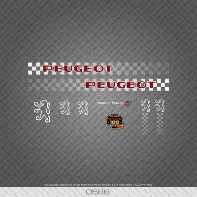 Decals, Stickers - Peugeot Bicycle Decal - Nelo's Cycles