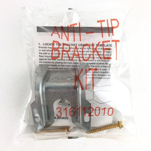 316112010 OEM Frigidaire Electrolux Range Oven Stove ANTI-TIP BRACKET ...