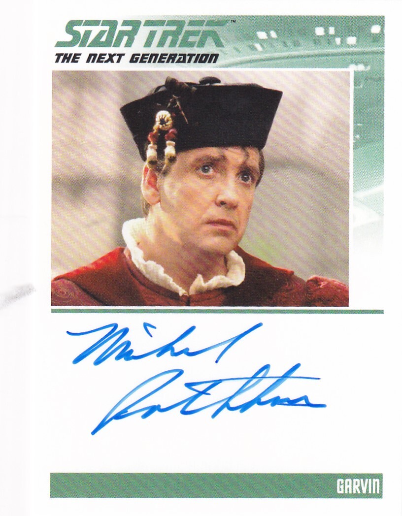 Star Trek TNG Archives & Inscriptions Michael Rothhaar Autograph as ...