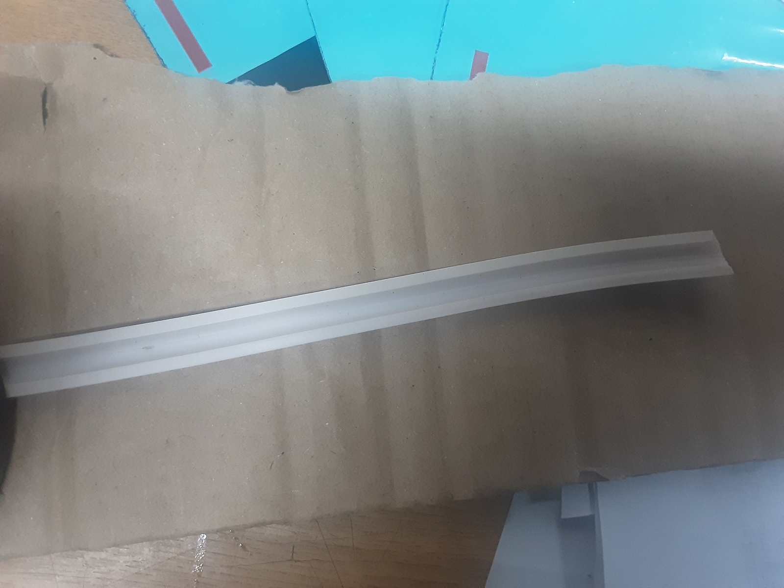 Caravan/Motorhome Awning Rail Plastic Insert/Trim12 CREAM per metre ...