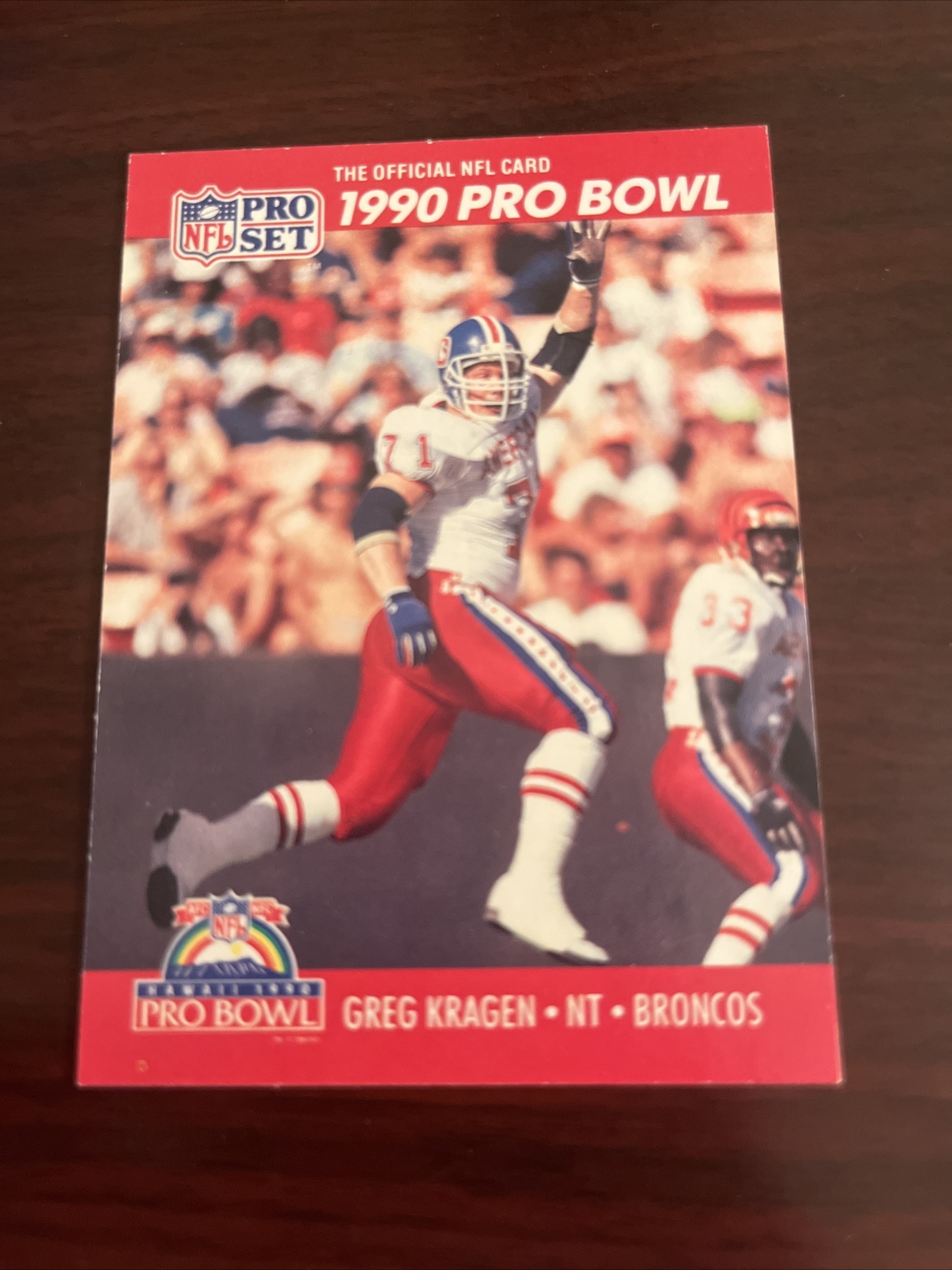 1990 NFL Pro Set Greg Kragen #348 Pro Bowl Broncos | eBay