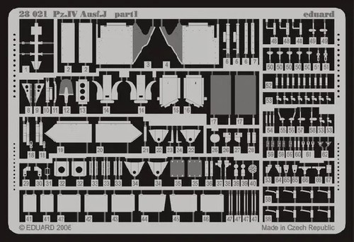 Eduard photo etched 28021 1/48 Pz IV Ausf. J (For Tamiya kit 32518) | eBay