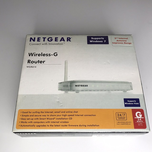 Netgear WGR614 54 Mbps 4-Port 10/100 Wireless G Router (WGR614GR) for ...