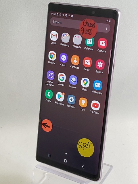 Samsung Galaxy Note9 SM-N960 - 128GB - Lavender Purple (T-Mobile) (Dual ...