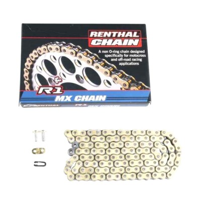 RENTHAL R1 CHAIN 520 HEAVY DUTY MX CHAIN KAWASAKI KX125 KX250 KXF250 ...