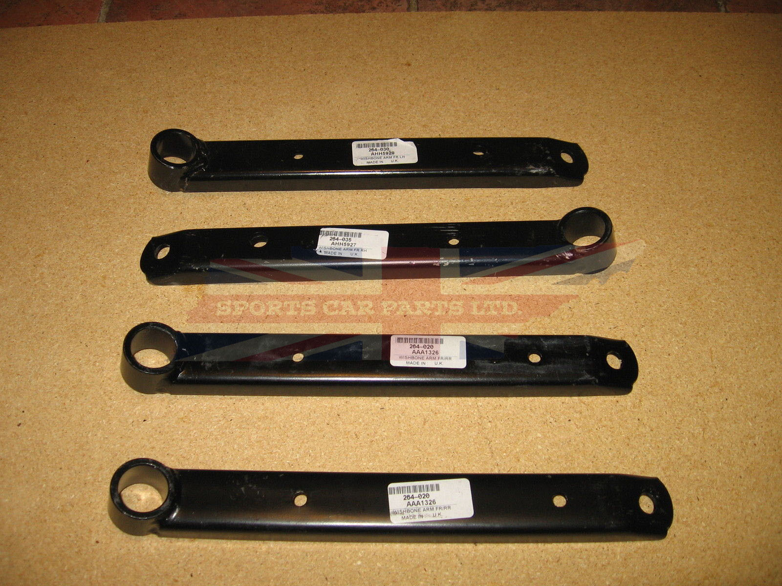 MGA MGB MG TD TF A-Arm Lower Control Arm Set | Left | Set of 4 ...