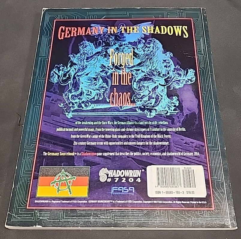 Germany Sourcebook : A Shadowrun Sourcebook by FASA Corporation Staff ...