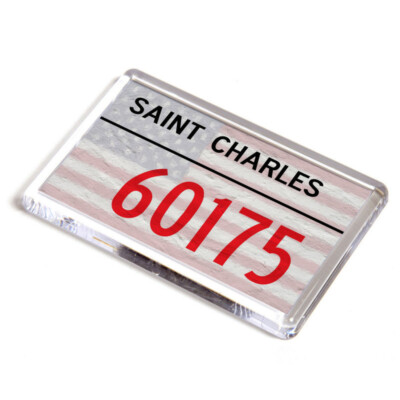 FRIDGE MAGNET - Saint Charles, 60175 - US Zip Code | eBay UK