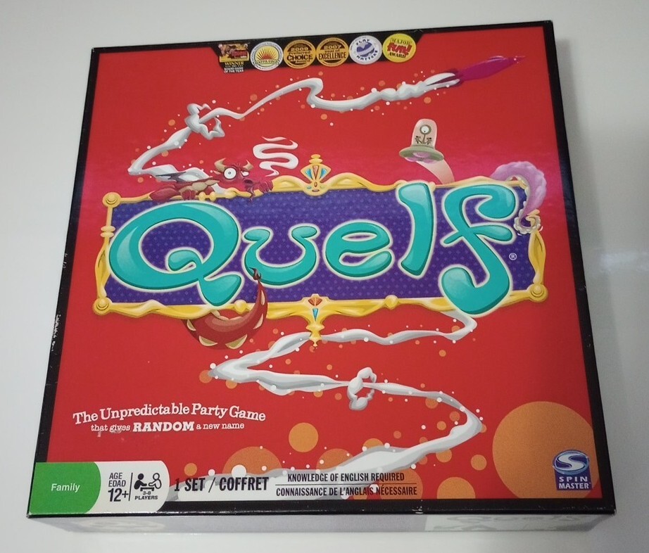 Quelf Board Game The Unpredictable Party Game Family -Spin Master | eBay
