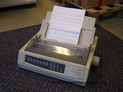 OKI Microline ML 3320 9-Pin A4 Mono Dot Matrix Impact Printer USB ...