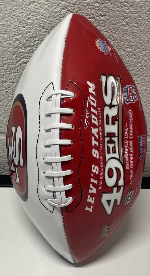 RARE San Francisco 49’ers 2014 Inaugural Game Ball Levi’s Stadium NFL ...