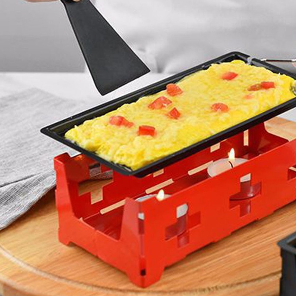 Convenient Candle Powered Cheese Raclette Set Tasty Cheese Melted to ...