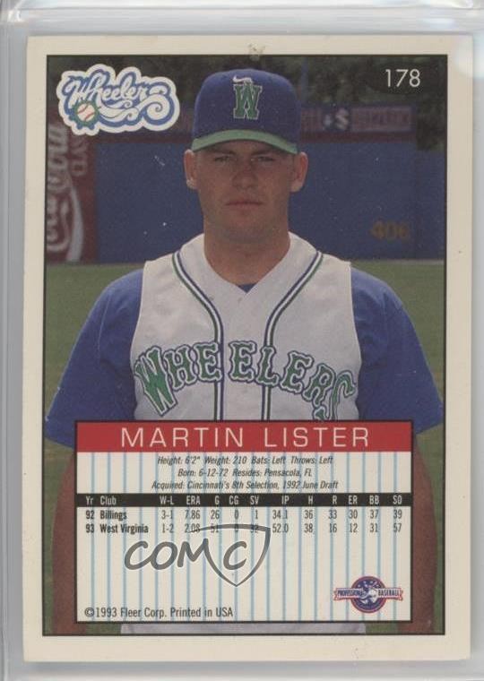 1993-94 Fleer Excel Martin Lister #178 | eBay