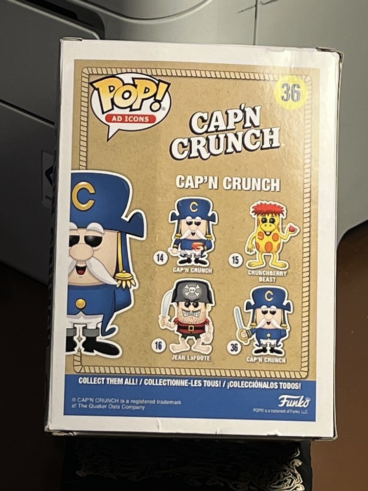 Funko Pop Captain Crunch Vaulted Minty Figure Shipped In Protector | eBay