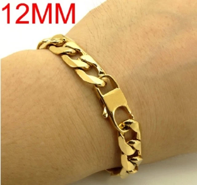 Thick Gold Chain Bracelet