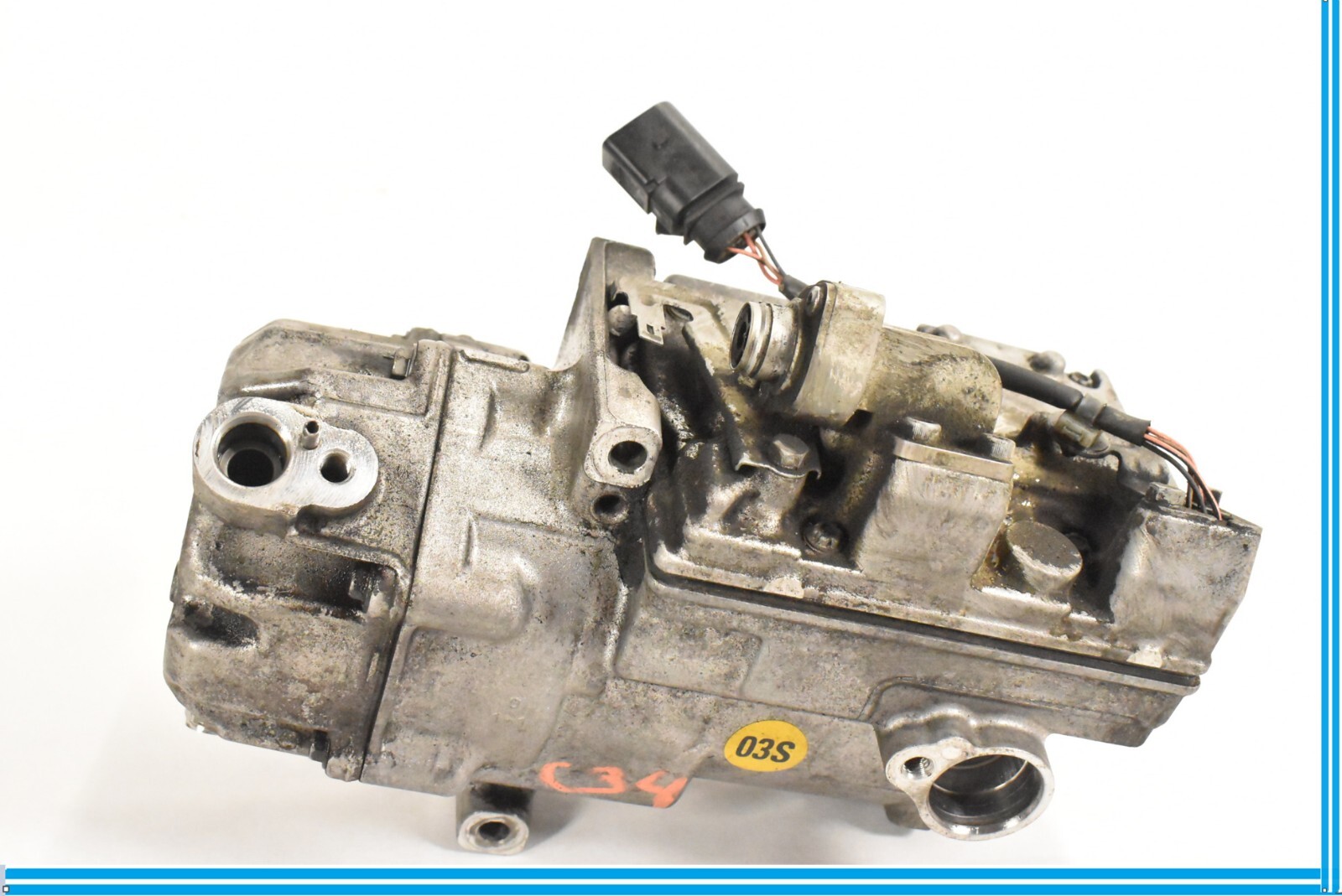11-18 PORSCHE CAYENNE S HYBRID 958 OEM ELECTRIC DENSO AC COMPRESSOR ...