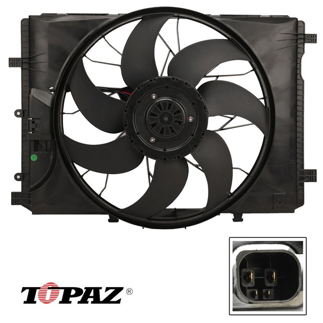 Topaz Engine Radiator Cooling Fan for Mercedes-benz W204 2045000393 for ...