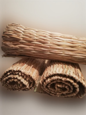 Handmade Woven Cattail Mat | eBay